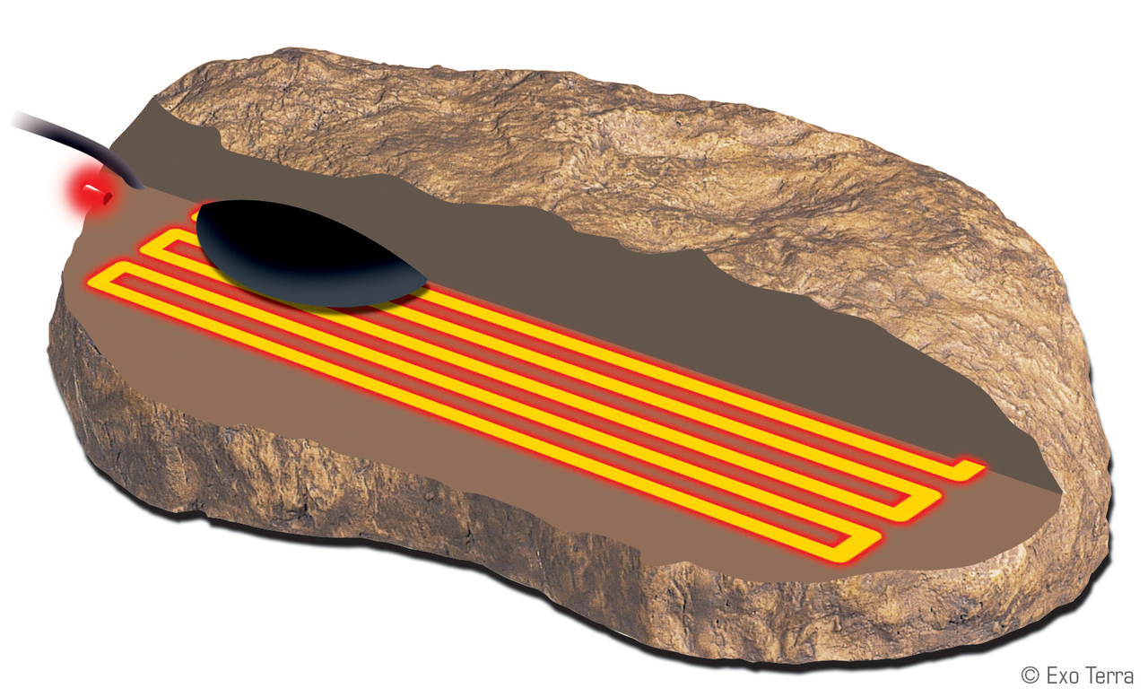 Exo Terra Reptile Heat Wave Rock for Snakes & Lizards - Small