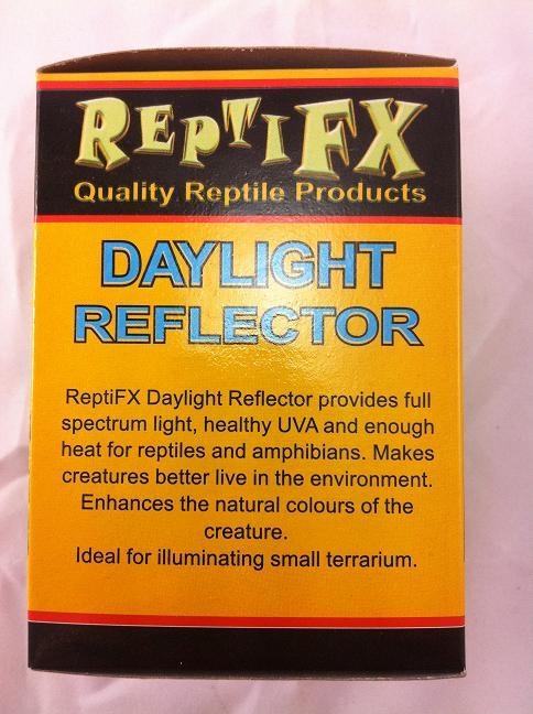 ReptiFX Reptile 60 Watt Daylight Reflector Bulb - Eddison Fitting