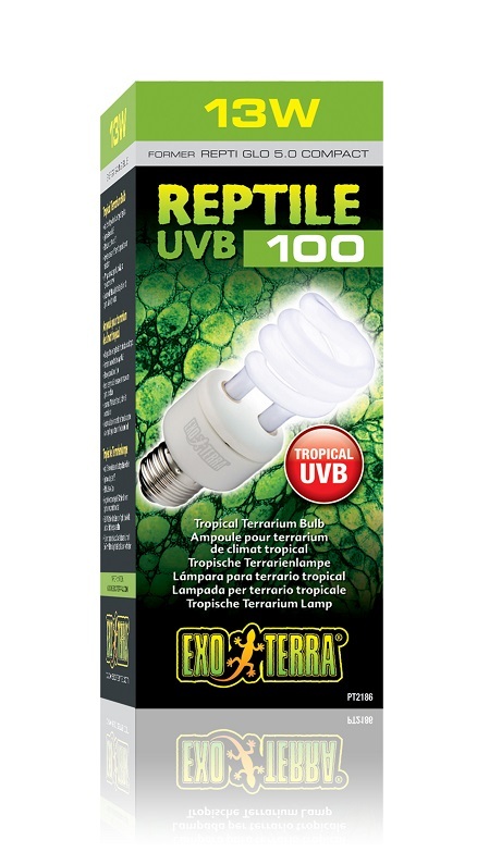 Exo Terra 13 Watt Reptile UVB 100 (Repti Glo 5.0 Compact Fluorescent)
