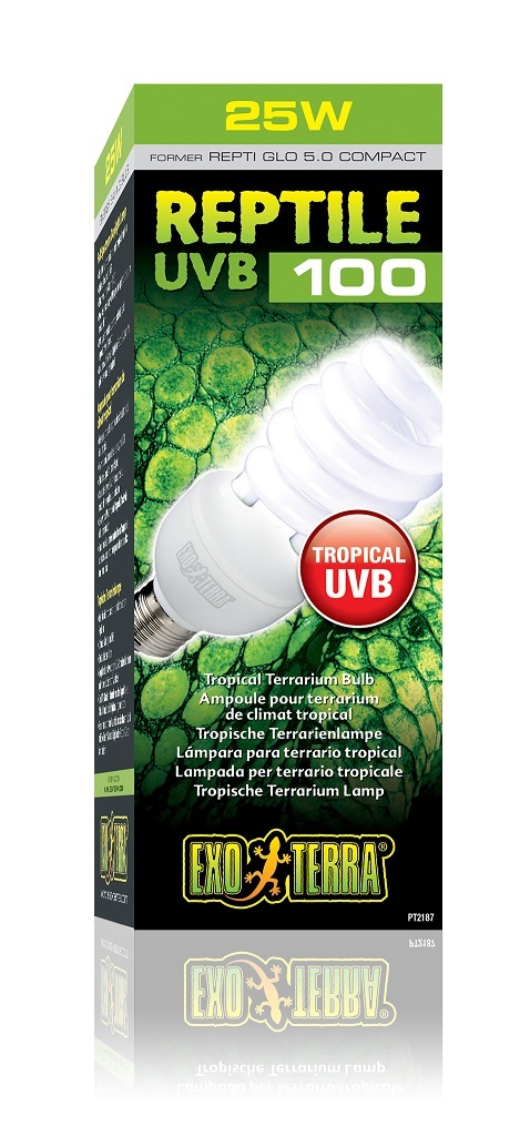 Exo Terra 25 Watt Reptile UVB 100 (Repti Glo 5.0 Compact Fluorescent)