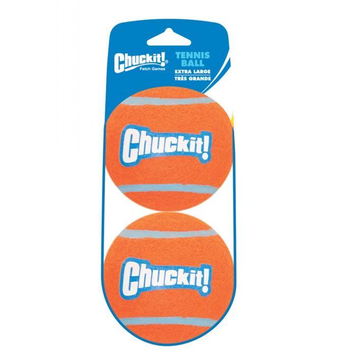 ChuckIt Tennis Balls for Large Breed Dogs - X-Large (8cm) - 2 Pack
