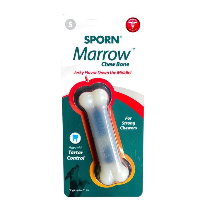 Sporn Marrow Bone Dog Toy - Jerky Flavour - Small