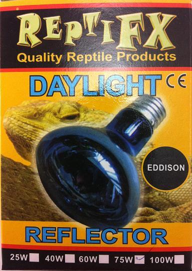 ReptiFX Reptile 75 Watt Daylight Reflector Bulb - Eddison Fitting