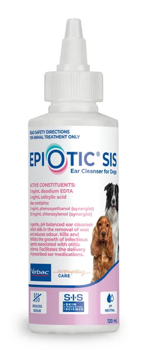 EpiOtic SIS Ear Cleanser for Dogs - 120ml