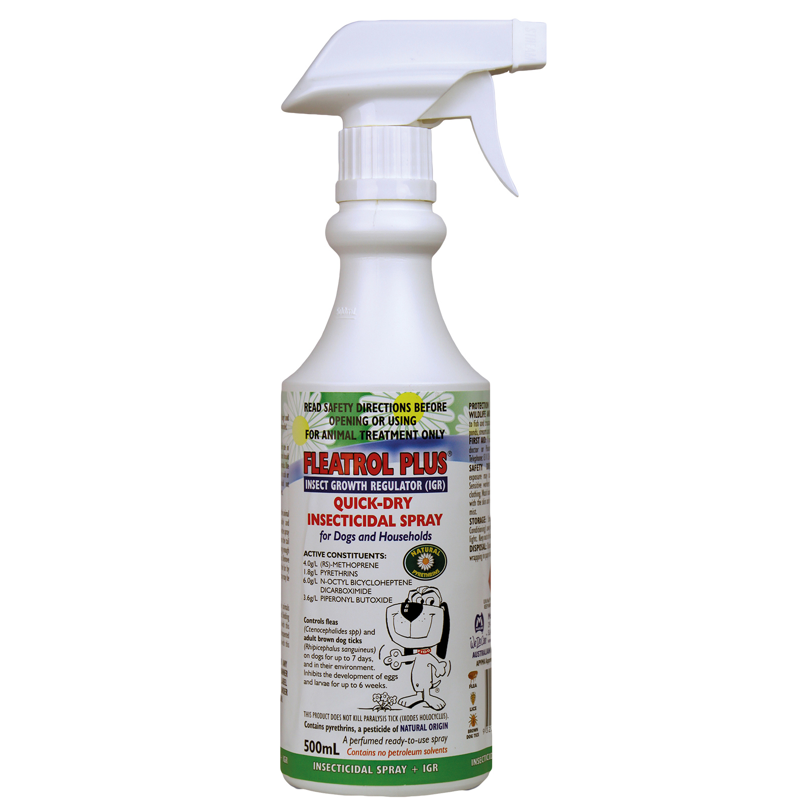 Fido's Fleatrol Plus Spray - 500ml