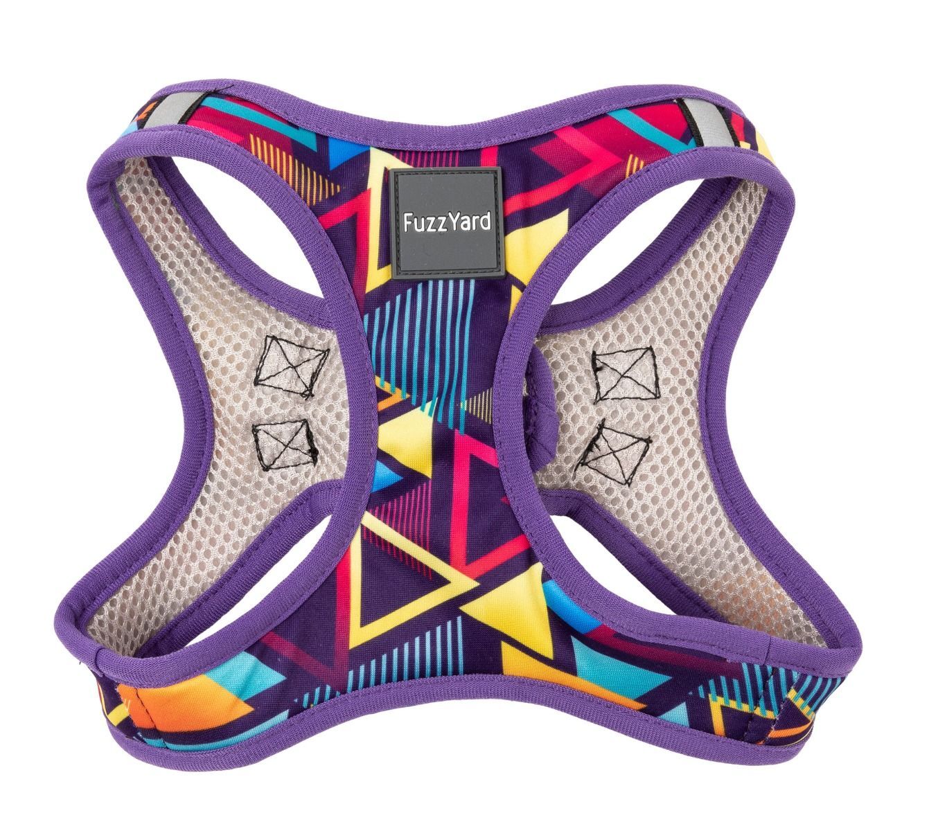 FuzzYard Step-In Dog Harness - Prism - X-Small (40-42cm Neck - 44-46cm ...