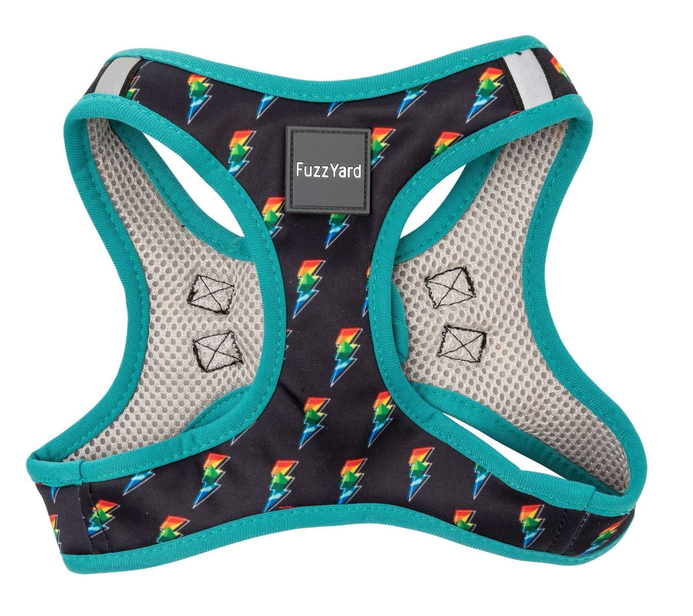 FuzzYard Step-In Dog Harness - Volt - Large (52-54cm Neck - 58-60cm Chest)