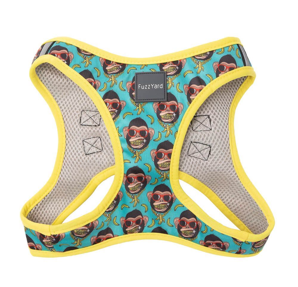 FuzzYard Step-In Dog Harness - Gor-illz - Small (43-45 Neck - 48-50cm ...