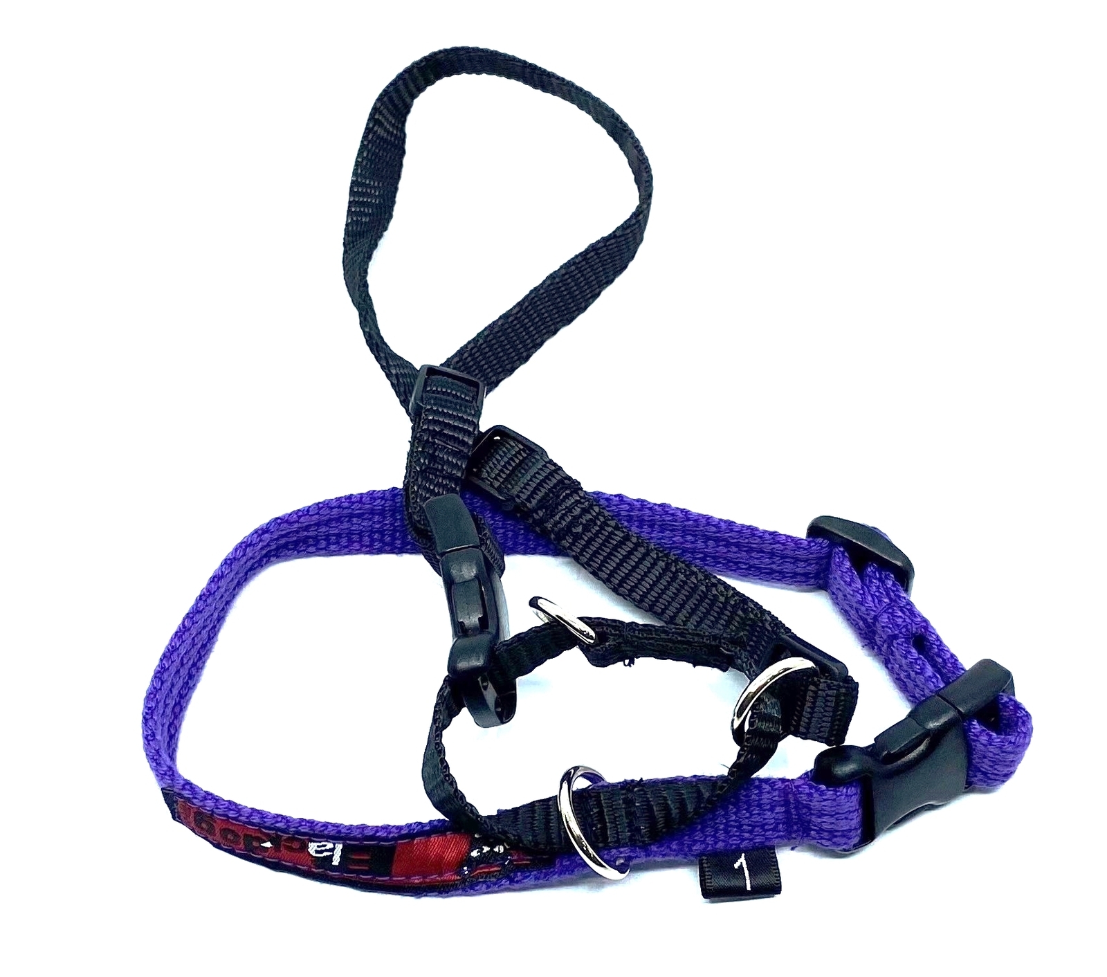 Black Dog Haltermate Halter - Size 1 - Purple (Dog Walking Control Head ...