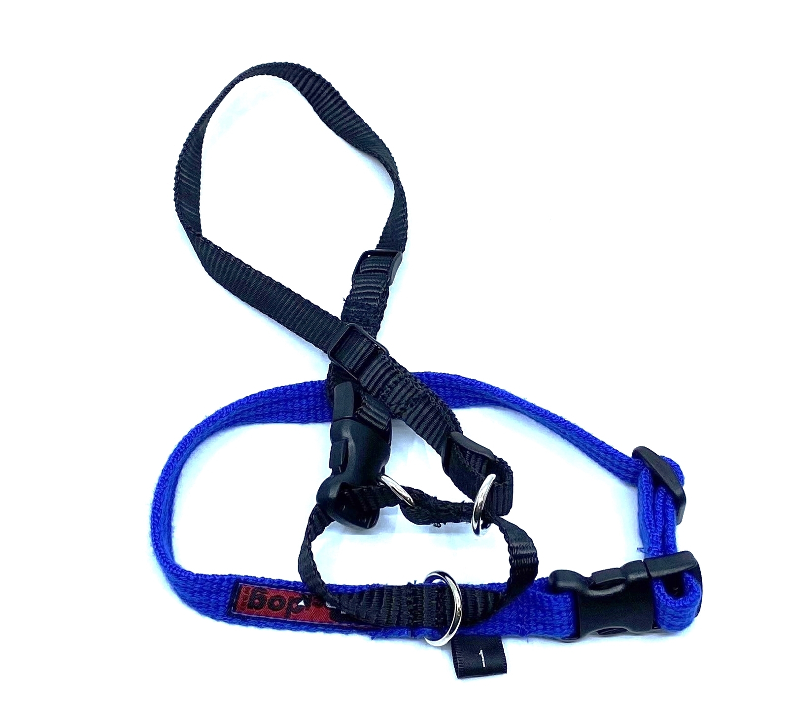 Black Dog Haltermate Halter - Size 4 - Blue (Dog Walking Control Head ...